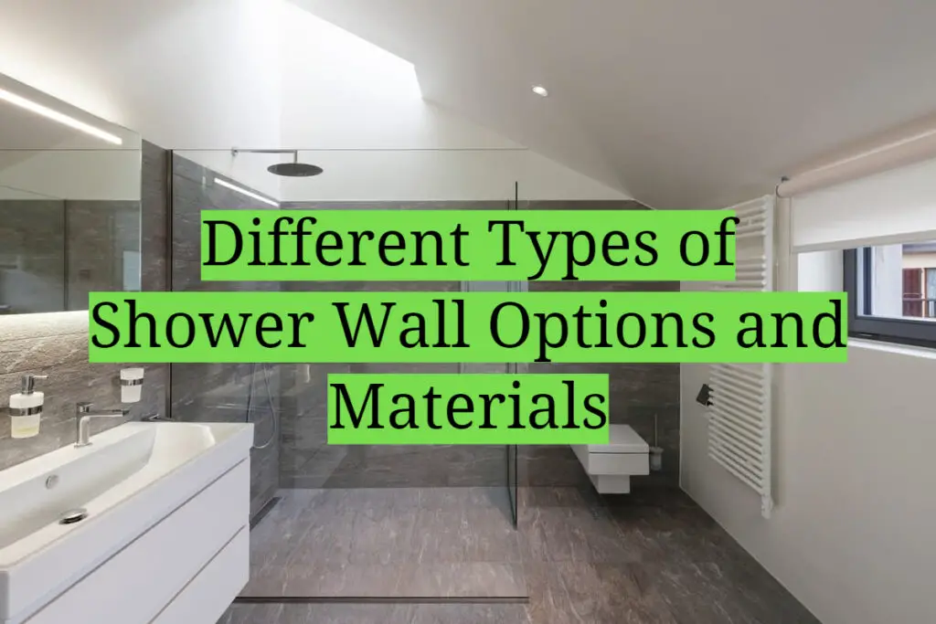 Different Types of Shower Wall Options and Materials - HomeProfy