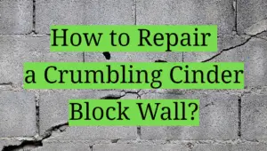 How to Repair a Crumbling Cinder Block Wall? - HomeProfy