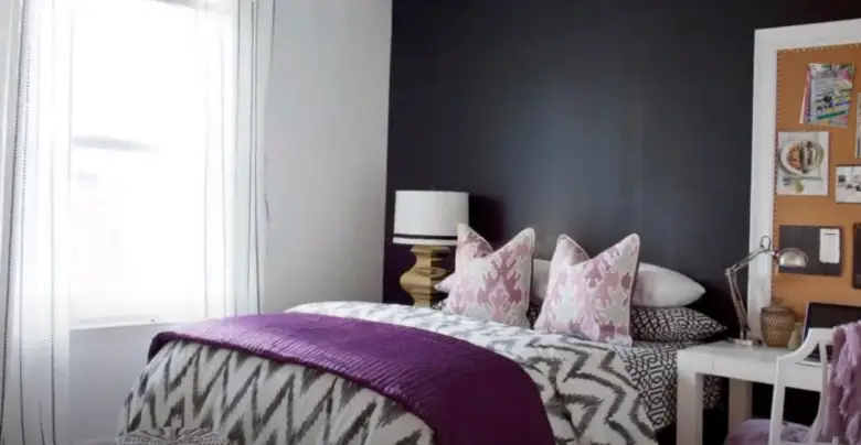 Gray and Purple Bedroom Ideas - HomeProfy